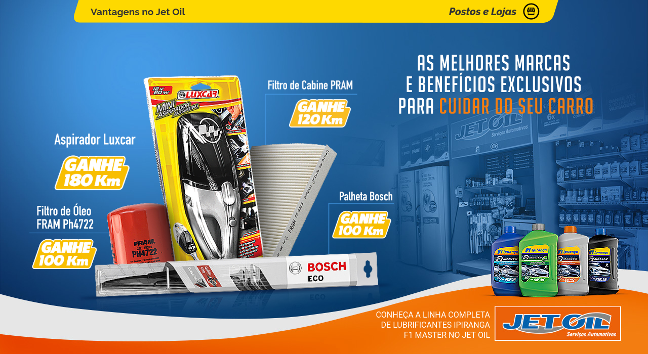 Produtos Jet Oil - Km de Vantagens Março 2018